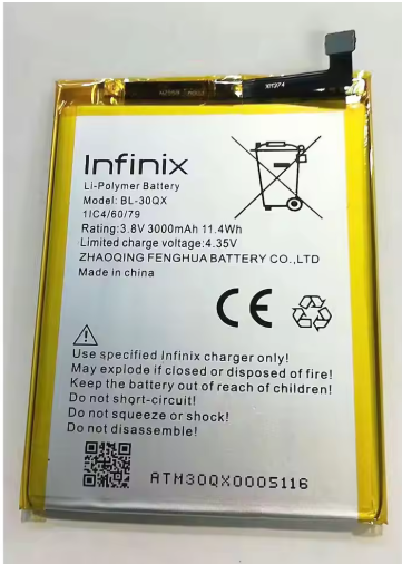 Infinix Zero 30 4G Replacement Battery – BL‑49PX - Timkent Spares