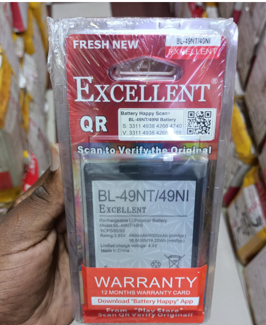 itel A60 (BL-49NT/49NI) Replacement battery - Timkent Spares